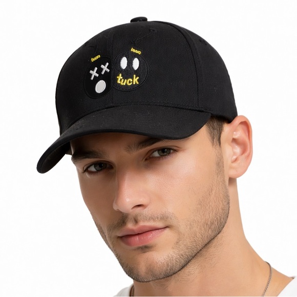 The Classic | Accessories | Boom Boom The Classic Black Cap With Gold ...